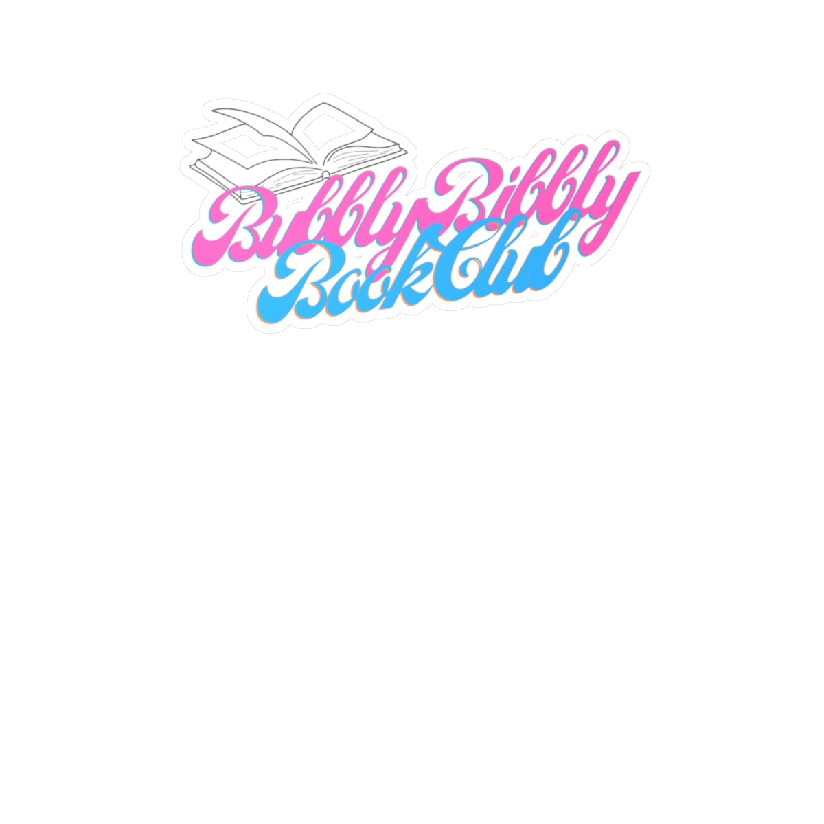 Bubbly Bibbly Book Club Kiss-Cut Vinyl Decals - Bubbly Bibbly